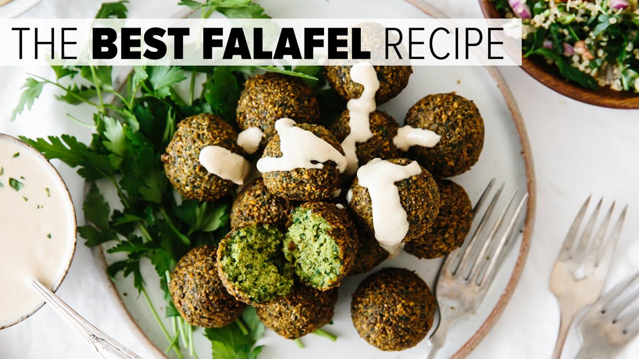THE BEST FALAFEL RECIPE | crispy fried and baked falafel (vegan ...